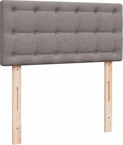 Box spring postel s matrací taupe 100 x 200 cm textil 3287385