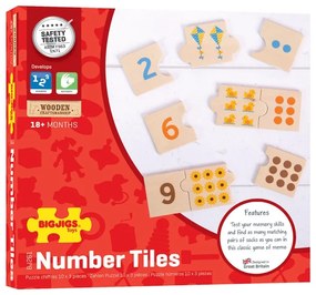 Bigjigs Toys Edukativní puzzle počítání