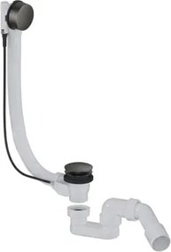 Vanový automat 52 mm DN40/DN50 SAT Aurum 40 cm, gun metal matný, plast SATAVA60BGM