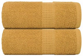 Ručníky FROGN 2 ks zlaté 30x30 cm 360 g/m² 136800