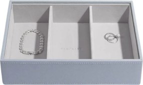 Krabička na šperky Stackers pětidílná classic šedo-mátová
