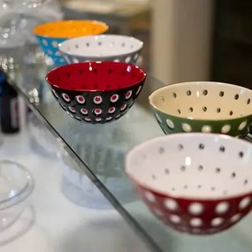 Guzzini LE MURRINE mísa černá, bílá, červená / Mísa / Akrylát / 3 Colo