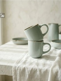 Sinsay - Puntíkované hrnky 2 pack - zelená