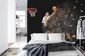 Fototapeta Basketbalista V Akci Hladký vinyl 180x120