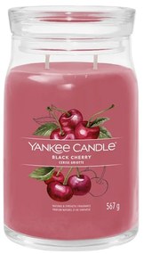 Yankee Candle Signature svíčka velká Black Cherry, 567g