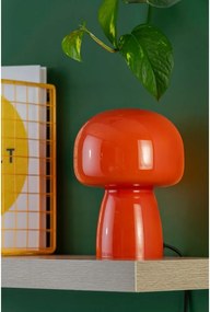 Oranžová skleněná stolní lampa (výška 20 cm) Fervor – Leitmotiv