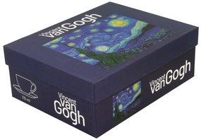 Porcelánový šálek s podšálkem Van Gogh Starry Night 90 ml sada 2ks