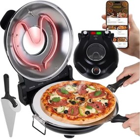 Domácí pec na pizzu s kamenem – 1200 W