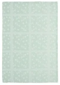 Casafina CASAFINA Utěrka/kuchyňský ručník 70x50cm, set 2ks, FLOWERS, Aqua