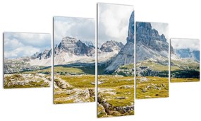 Obraz - Italské Dolomity (125x70 cm)