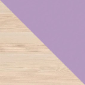 LIMO L1 šatní skříň jasan/fialová