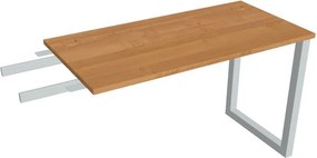 Hobis Pracovní stůl k řetězení do úhlu Hobis UEO 1200RU, bílá RAL 9016, deskaakát
