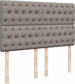 Box spring postel s matrací taupe 160x200 cm textil 3291342