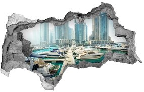 Wallmuralia Fototapeta díra na zeď Marina Dubaj 95x73 cm