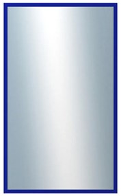 DANTIK - Zarámované zrcadlo - rozměr s rámem cca 60x100 cm z lišty PERLA modrá lesklá vysoká (2877)