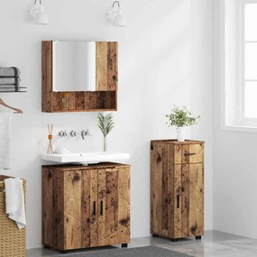 Sada koupelnového nábytku 3 ks Staré dřevo 61 x 35 x 64 cm 3392961