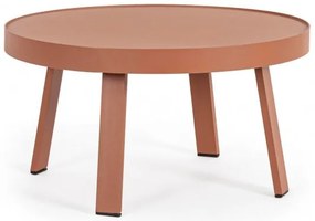 BIZZOTTO Zahradní konferenční stolek SPYRO červená 71 cm 0663526