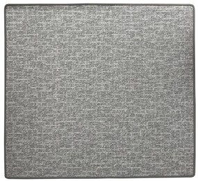 Vopi koberce Kusový koberec Alassio šedý čtverec - 120x120 cm