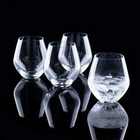 Sada 4 ks křišťálových sklenic 400 ml