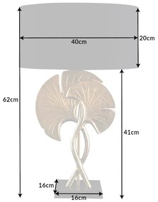 Designová stolní lampa Rashid 62 cm černo-zlatá