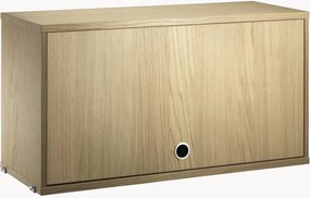 Skříňka pro modulární regálový systém's výklopnými dveřmi String System