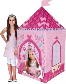 Dětský stan Hrad pro princezny růžová / Dětský stan / 75 x 160 x 75 cm