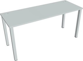 Kancelářský pracovní stůl Hobis UE 1600, deskaakát, černá černá