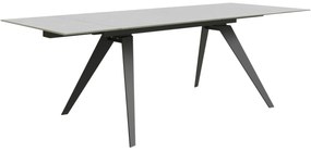 OnaDnes -20% Bílý keramický rozkládací jídelní stůl Miotto Ariosto 160-240x90 cm