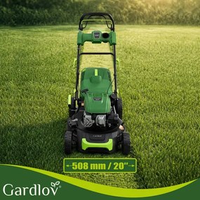 Benzínová sekačka na trávu GARDLOV DriveXPro 196 cm³ - dosah 51 cm, koš 60 l