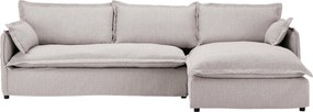 XXXLutz ROHOVÁ SEDAČKA, textil, béžová Livetastic - Sedací soupravy - 001968012503