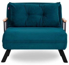 Atelier del Sofa 1-místná pohovka Sando Single - Petrol Green, Zelená