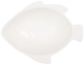 Malá bílá mistička ve tvaru rybky Fish Bowl - 12*9*4 cm / 75 ml