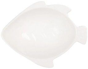 Malá bílá mistička ve tvaru rybky Fish Bowl - 12*9*4 cm / 75 ml