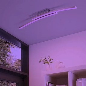 Eglo 97909 - LED RGB Stmívatelný přisazený lustr FRAIOLI-C 2xLED/17W/230V