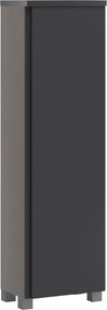 XXXLutz MIDI SKŘÍŇKA, barvy grafitu, šedá, 40/130/35 cm Held - Online Only koupelnové skříňky - 000307017213