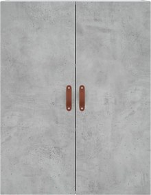 Skříň highboard betonově šedá 69,5x34x180 cm kompozitní dřevo 3195711