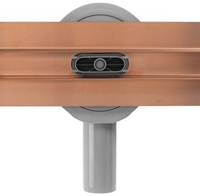 Odtokový žlab REA Neox Slim Pro 70, měď kartáčovaná