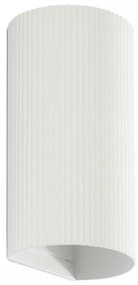 FARO Barcelona FARO 40542 - Nástěnné svítidlo SOLE 2xGU10/8W/230V bílá vroubkovaná kulatý 40542