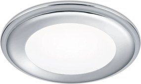 Trio Vestavné LED svítidlo Aura chrome pr. 140 mm