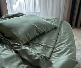 HEDDA Povlečení Tencel™ Lyocell Iballa zelené rozměr: set 70 x 90 cm + 140 x 200 cm