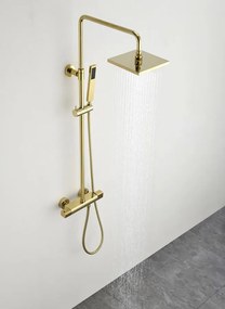 Sapho, DAKAR teleskopický sprchový sloup s termostatickou baterií, zlato, SZ139
