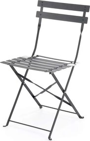 Zahradní balkonový set Perivoli - 2 židle, černá
