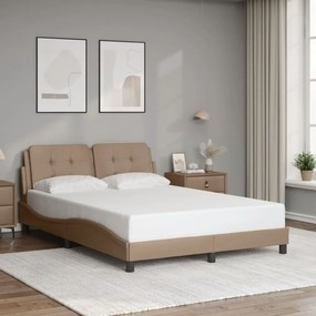 Rám postele s LED bez matrace Zadar cappuccino 140 x 200 cm 3214114