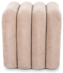 Béžový designový taburet TICA