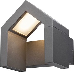 LA 1000797 BONA venkovní nástěnné svítidlo, LED, IP54, antracit, 3000K - BIG WHITE (SLV)