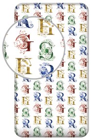 Jerry Fabrics Bavlněné napínací prostěradlo 90x200 + 25 cm - Harry Potter "HP078"