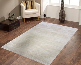 BE Koberec Microsofty 8301 WHITE - bílý obdélníkový Rozměr: 60x100 cm