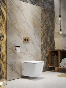 UPTrend Závěsná WC mísa s funkcí bidetu ORION TR2237 včetně Soft-Close sedátka, bílá lesk