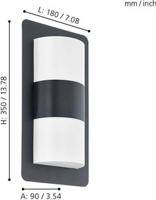 EG 98086 Venkovní nástěnné svítidlo CISTIERNA 98086 - EGLO
