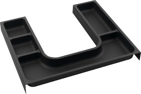 Sapho Sapho, LINDO "U" organizér 372x36x323 mm, plast, antracit, LD001